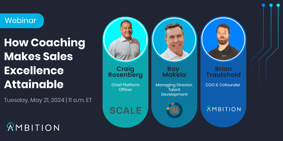 How Coaching Makes Sales Excellence Attainable Webinar